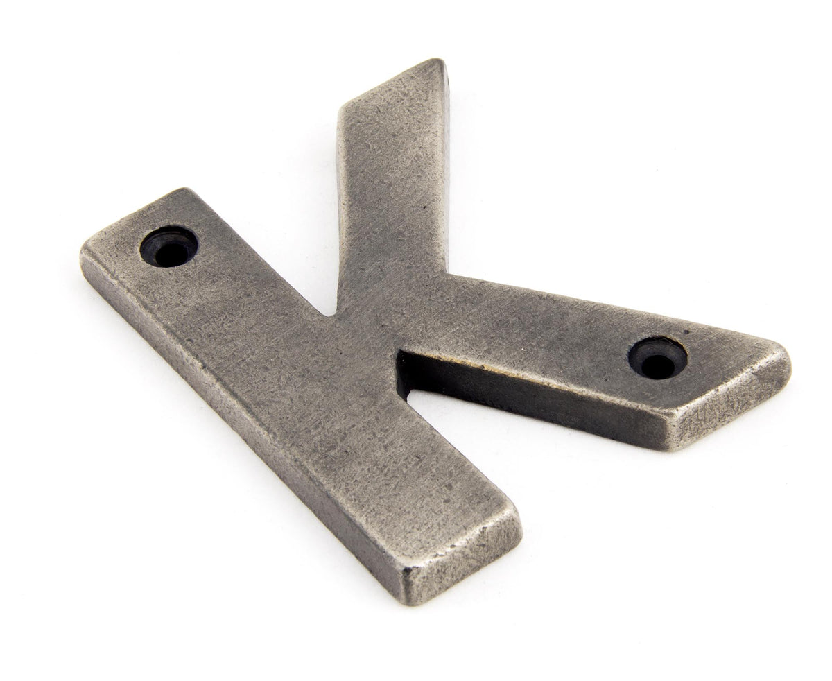 Antique Pewter Letter – John Diven & Cº