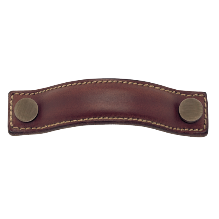 Turnstyle Designs Leather Bow Button Cabinet Handle – John Diven & Cº