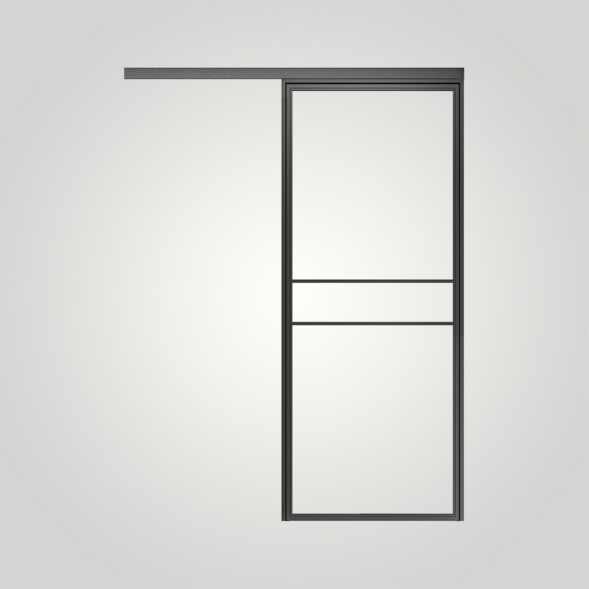 STEELUX DOORS® "AXIS-LOW" SINGLE SLIDING DOOR – John Diven & Cº